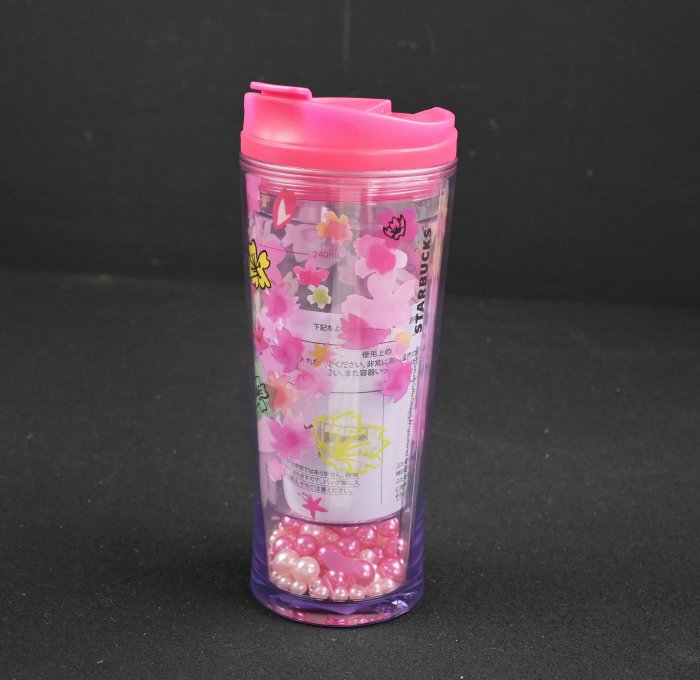 《玖隆蕭松和 挖寶網U》STARBUCKS 星巴克 2015 櫻花 冷水杯 隨行杯 295ml 全新 未使用 (10865) | Yahoo拍賣