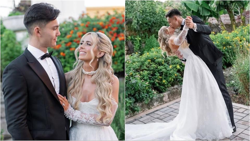 MLB／超美婚紗照曝光！ 台美混血費爾柴爾德甜喊「我是幸運的男人」