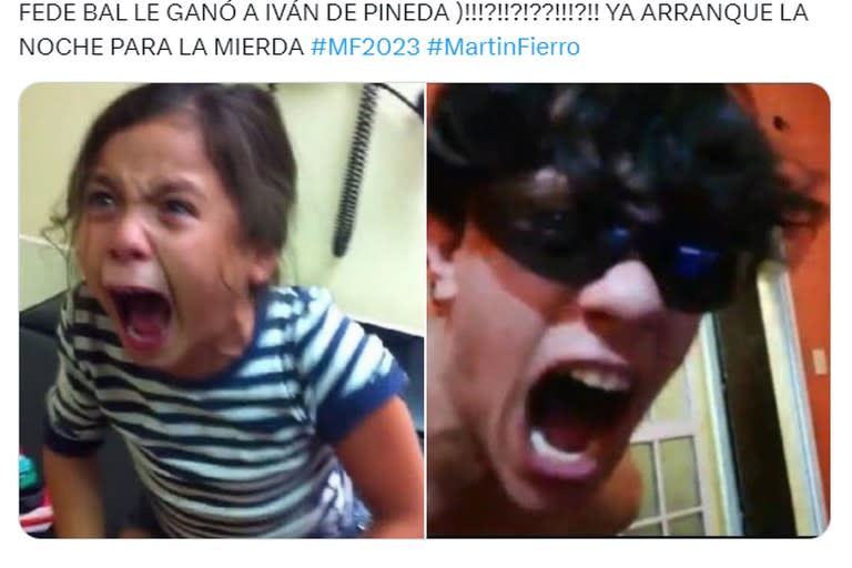 Los mejores memes de la entrega de los premios Martín Fierro 2023 con ...