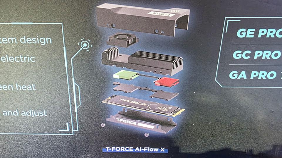TeamGroup teases T-Force AI-Flow X thermoelectric SSD cooler at ...