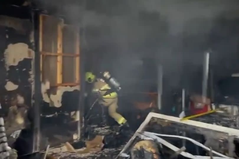 Huge fire breaks out at primary school as hundreds evacuated from scene