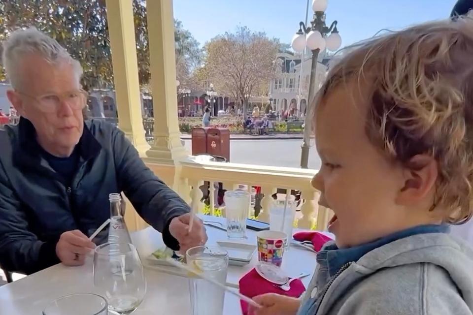 David Foster Jokes It's 'Upsetting' When Son Rennie, 3, 'Pounds' the ...