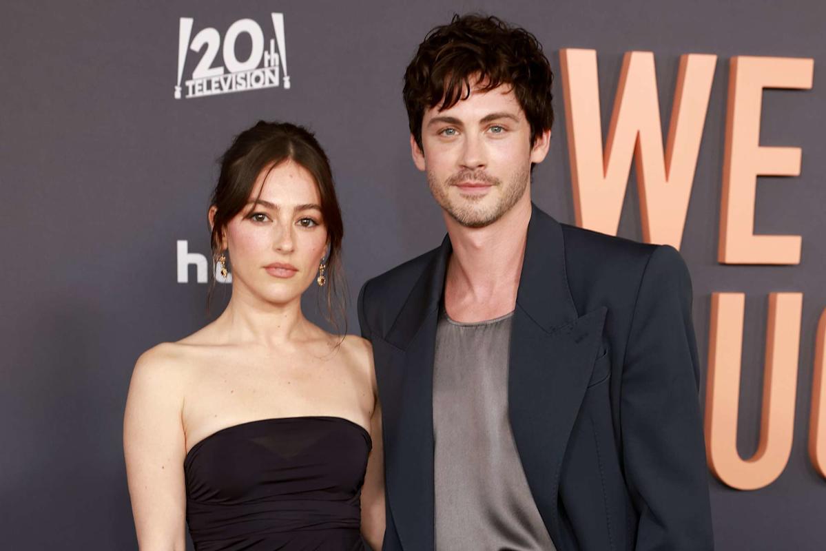 Logan Lerman and Fiancée Ana Corrigan Enjoy Date Night as They Attend ...