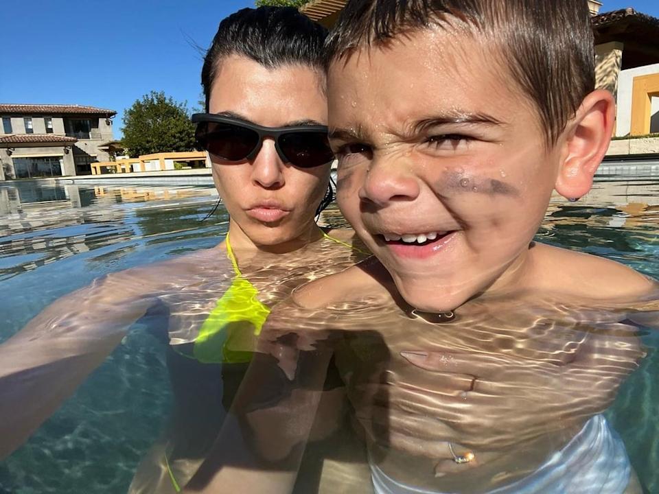 Kourtney Kardashian and Son Reign Disick Are Total Twins in Cute Selfies