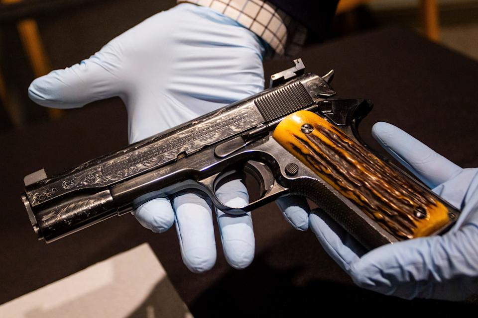 Al Capone called it his sweetheart. The pistol that saved his life is ...