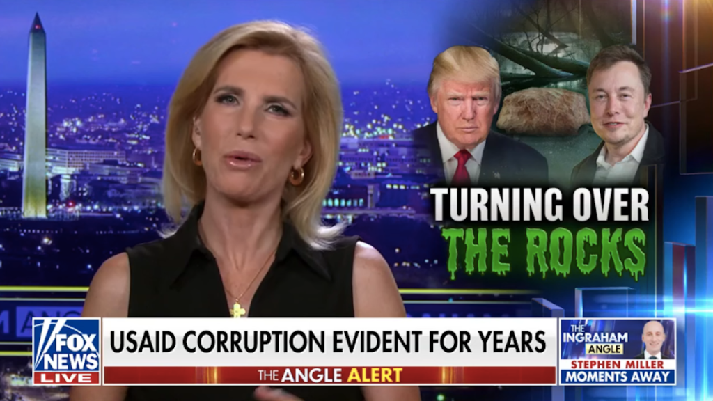Laura Ingraham Squirms at Elon Musk’s Description of USAID: ‘Yummy, a ...