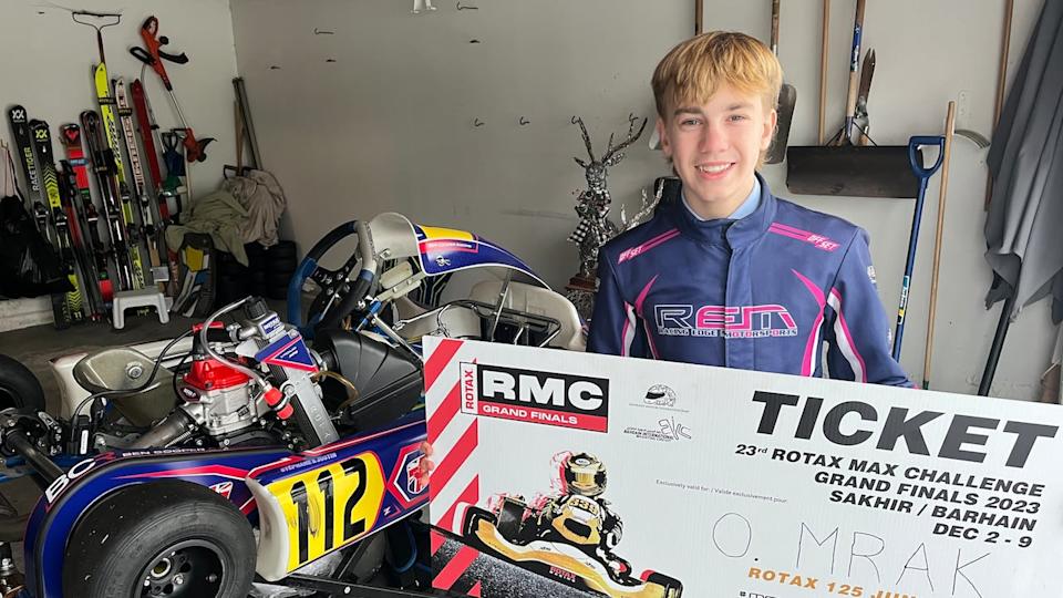 How this 14-year-old go-kart racer punched his ticket to Bahrain