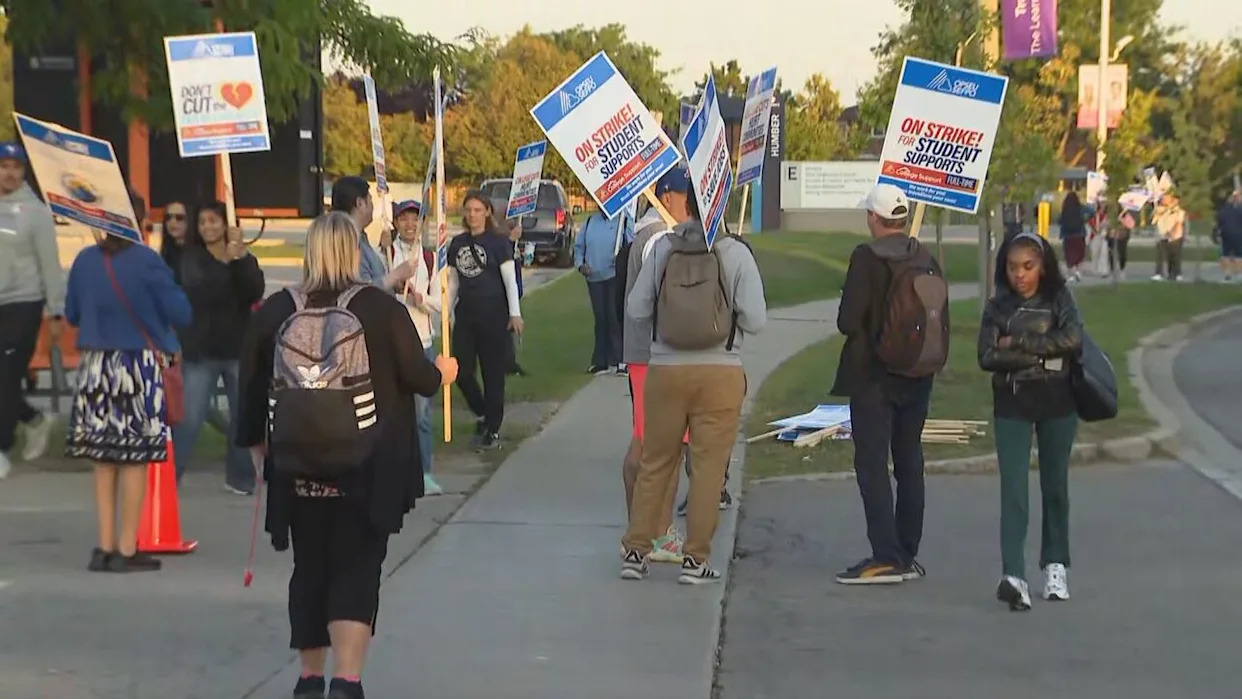 More than 10,000 college support workers go on strike across Ontario ...