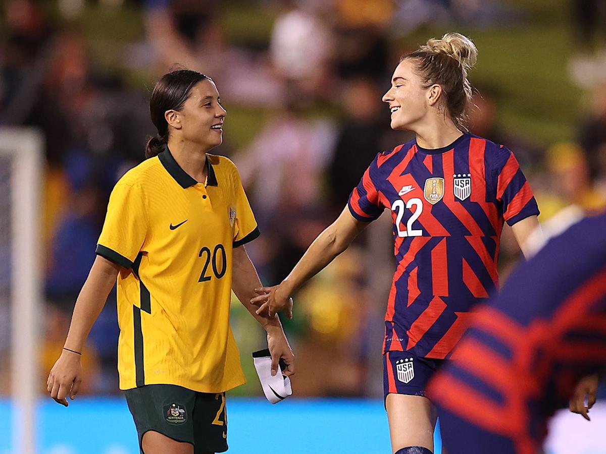 Soccer stars Sam Kerr and Kristie Mewis are engaged 2 years after soft ...