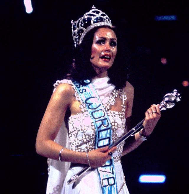 Así fue la consagración de Silvana Suárez como Miss Mundo en 1978