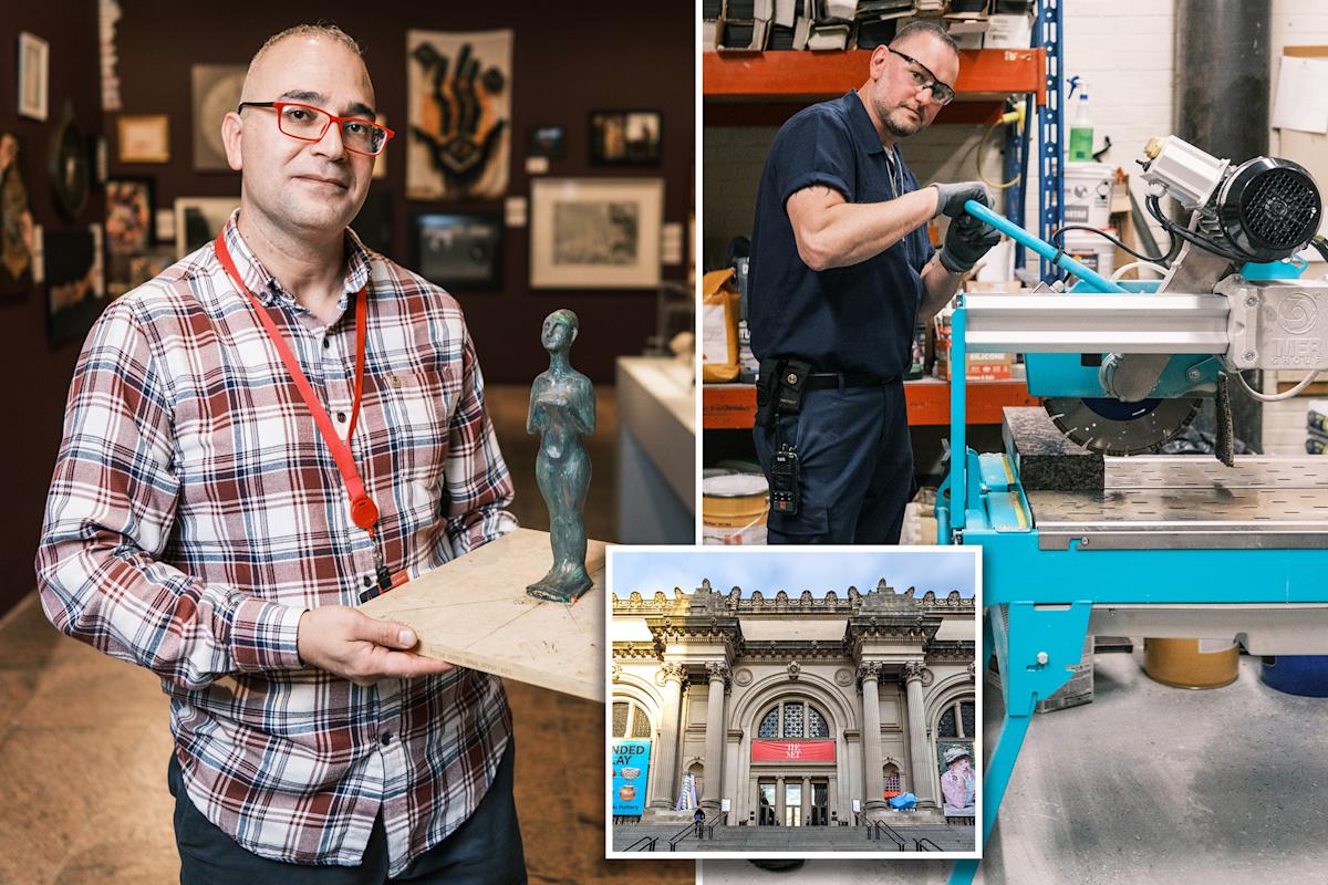 Met Museum security guard and masonry worker display their own art in ...