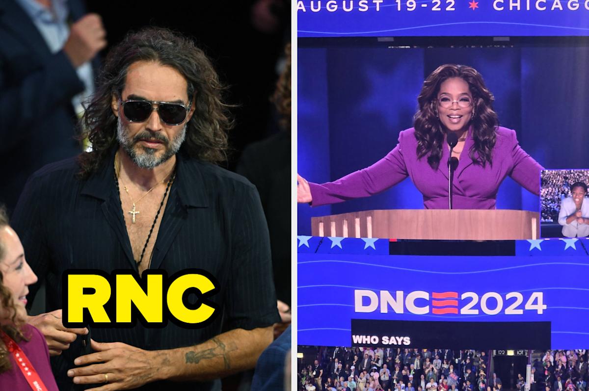 Here's How Different The Celebrities Were At The RNC Vs. The DNC
