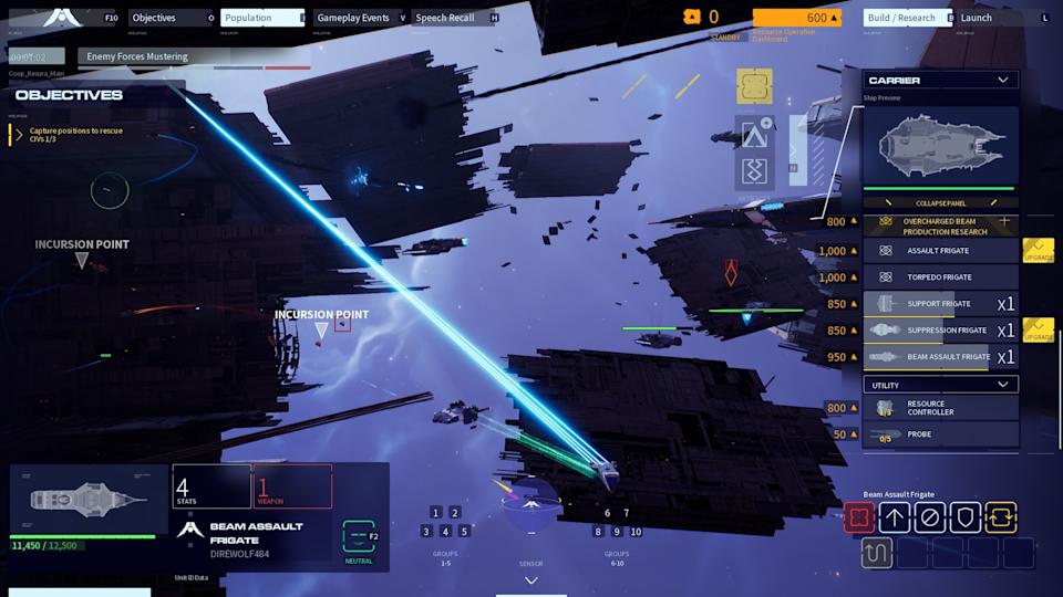 Homeworld 3 preview: War Games brings roguelike co-op to space strategy