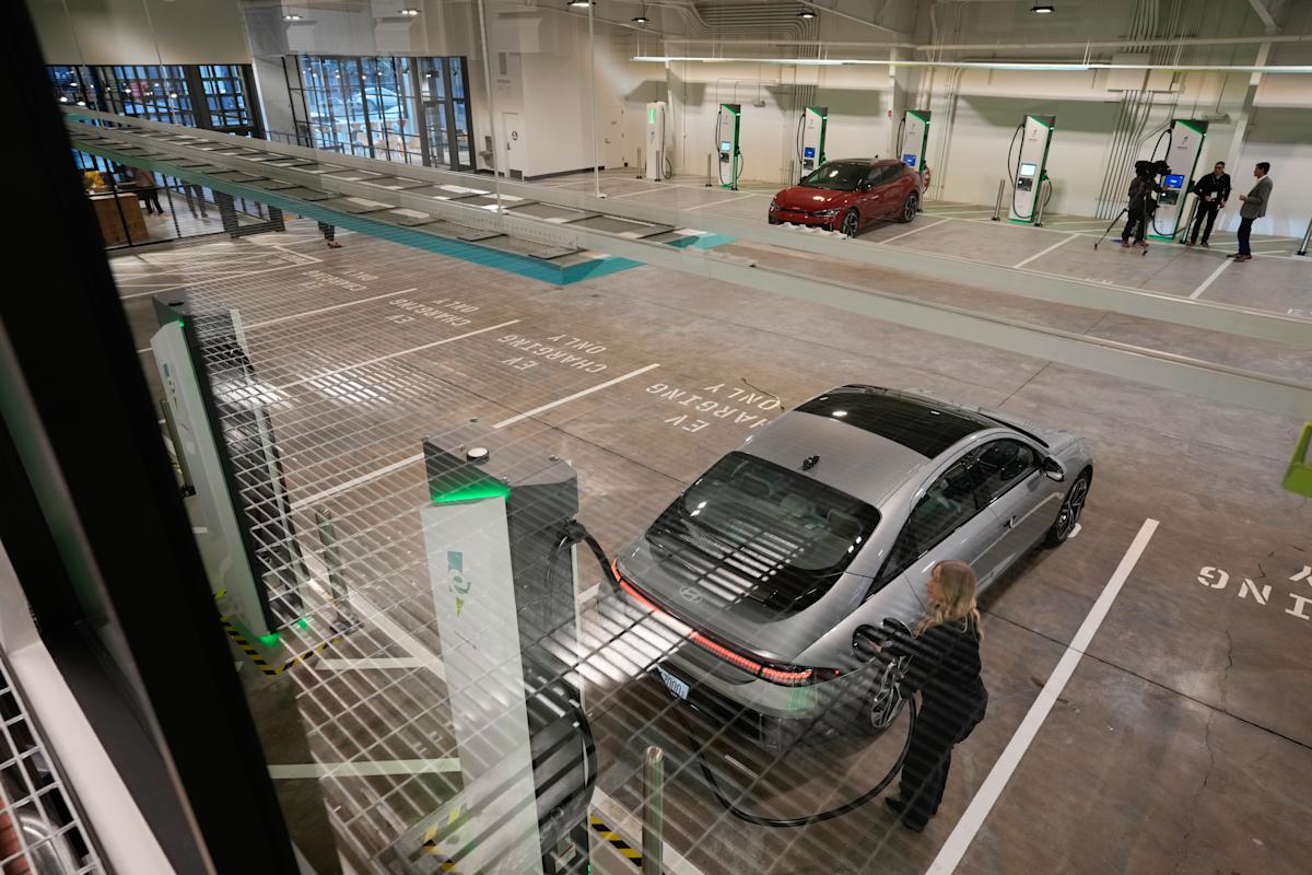 New indoor EV charging station in San Francisco offers a glimpse into ...