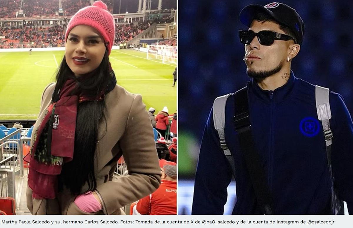 Así era Paola Salcedo, hermana del futbolista Carlos Salcedo