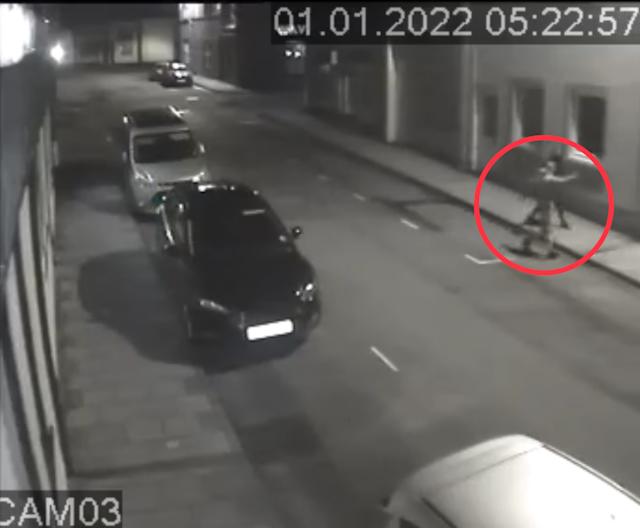 Shocking moment two men high-five each other after unleashing ‘horrific ...