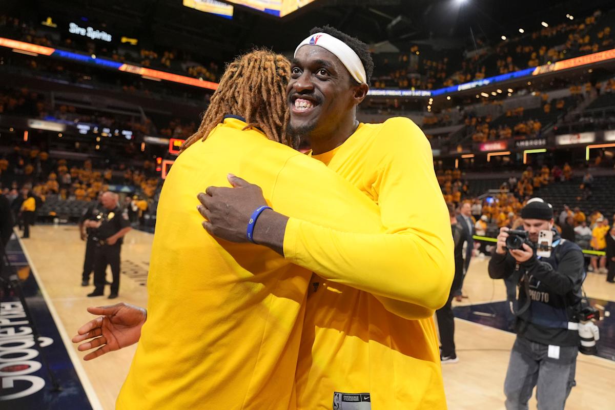 Pacers celebrate 1st playoff series victory in a decade, beating Bucks ...