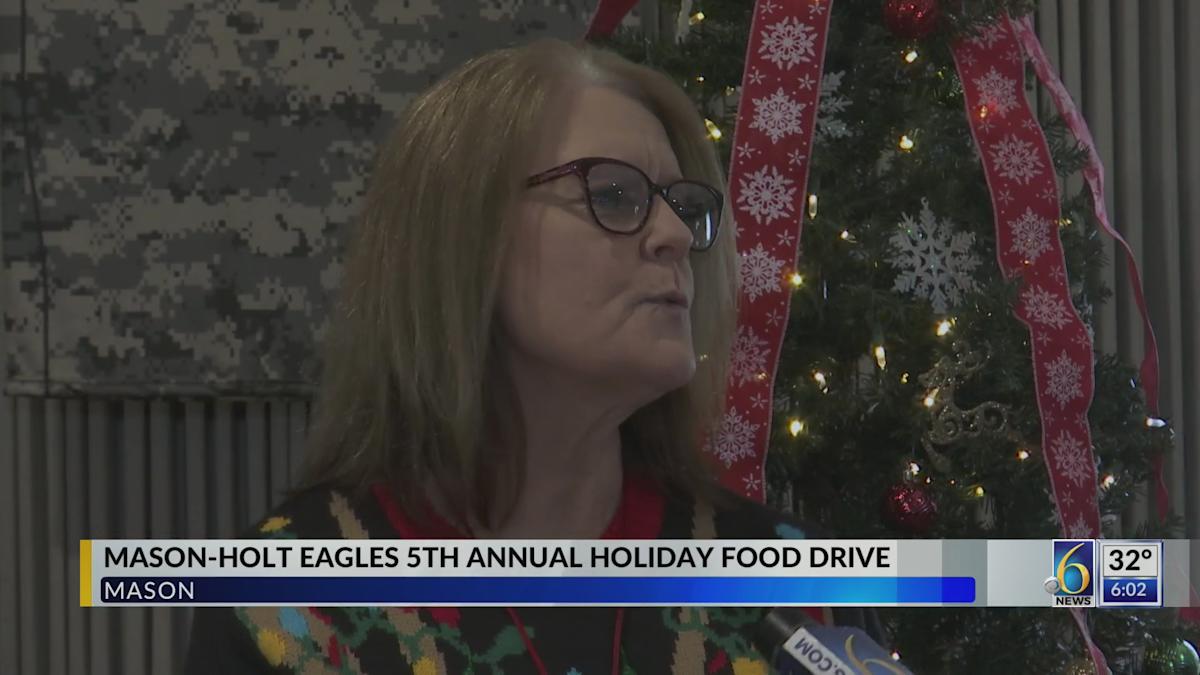 Mason-Holt Eagles host 5th annual Holiday Food Drive