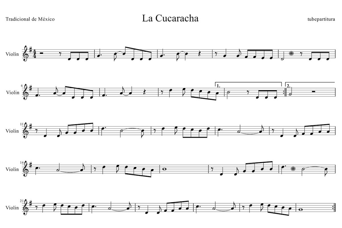 Las grandes canciones. El largo camino de la cucaracha, a pesar de que ...