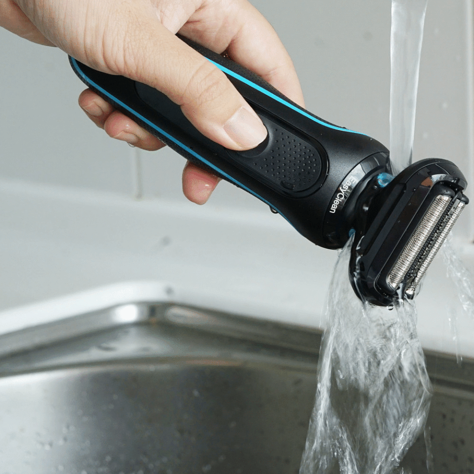 一圖看懂 百靈電動刮鬍刀新 5 系列： 15 秒免拆快洗，不麻煩！刮鬍「5」夠簡單