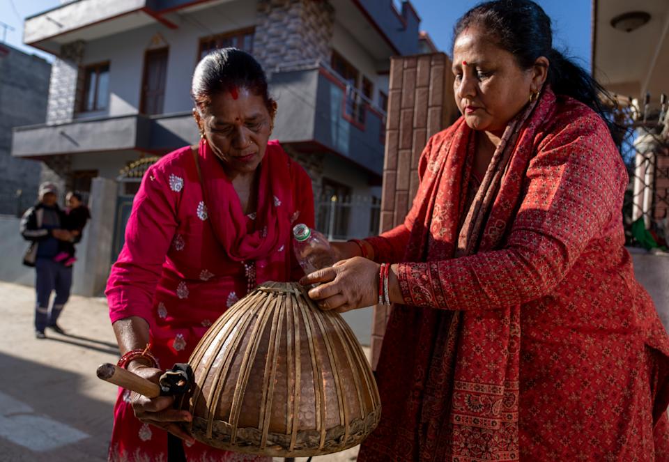 AP PHOTOS: Nepal women keep the art of traditional instruments alive ...