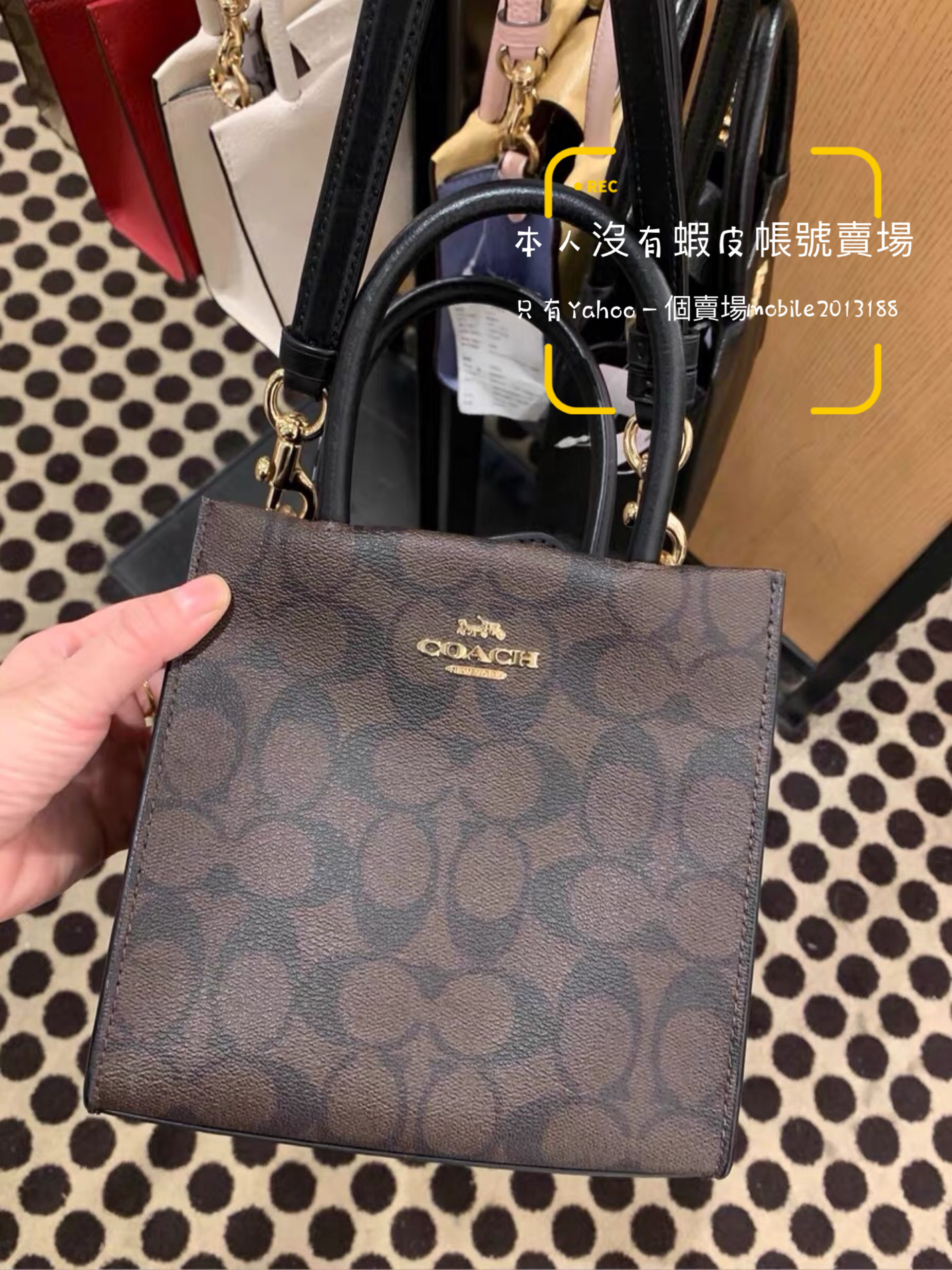 現貨在台 甜甜價 全新正品 COACH 5693 MINI CALLY CROSSBODY LV琴譜包 | Yahoo奇摩拍賣