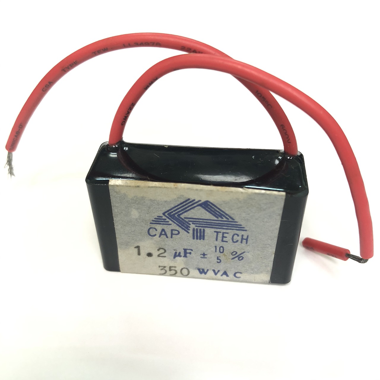 [百威電子]附發票 運轉電容 【 1.2μF 350VAC 】 啟動電容 電容器 1.2u 1.2m 350V | Yahoo奇摩拍賣