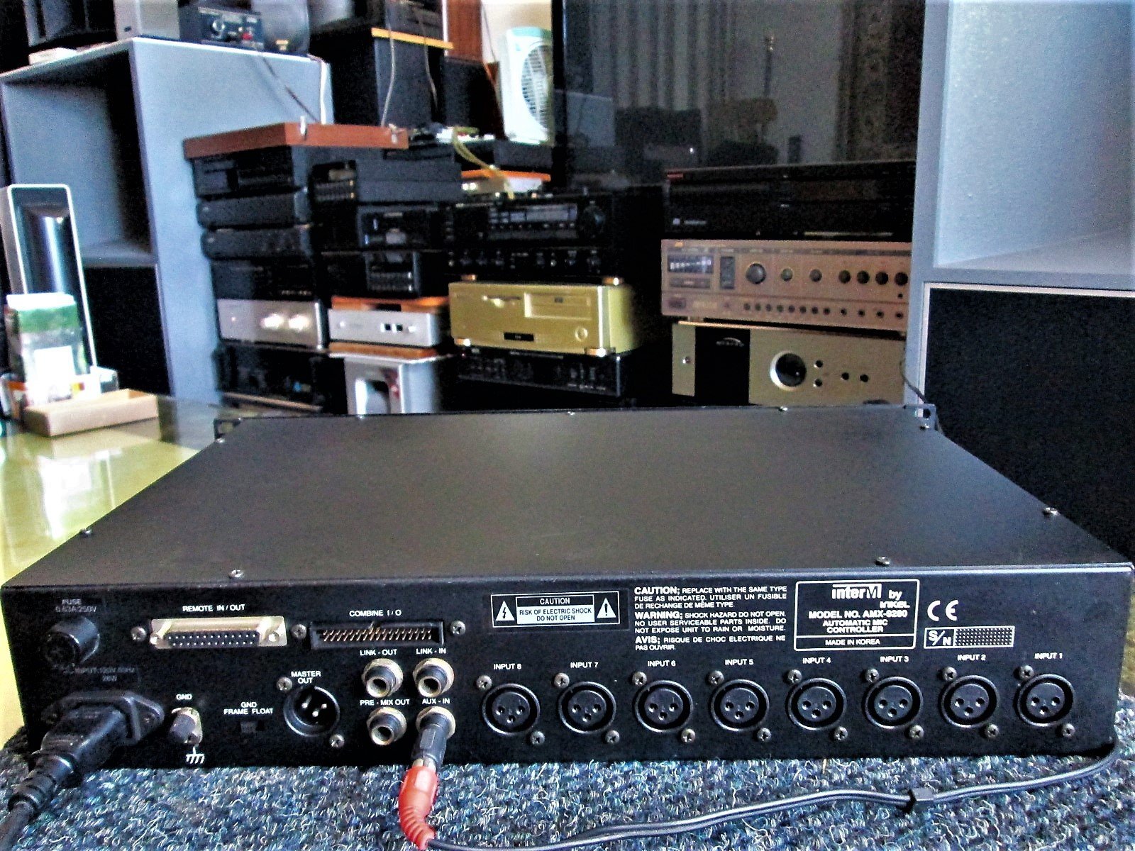 老楊音響 二手韓國.interh amx-9280 專業單聲道MIC混音器 品相尚佳良品 | Yahoo奇摩拍賣