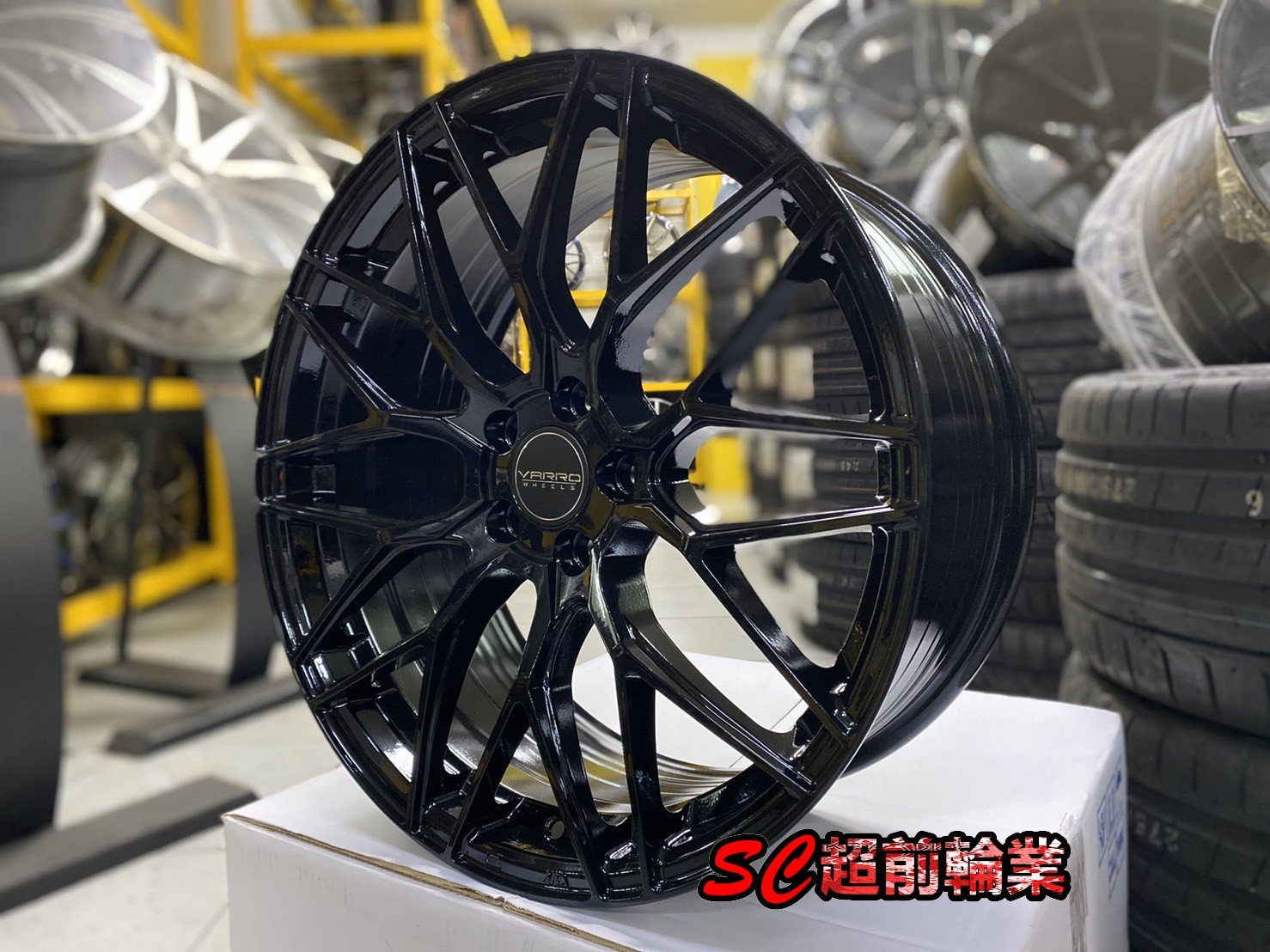 【超前輪業】全新 美國品牌 旋壓輕量化 VARRO VD06 17吋鋁圈 5孔114.3 112 108 100 亮黑 | Yahoo奇摩拍賣