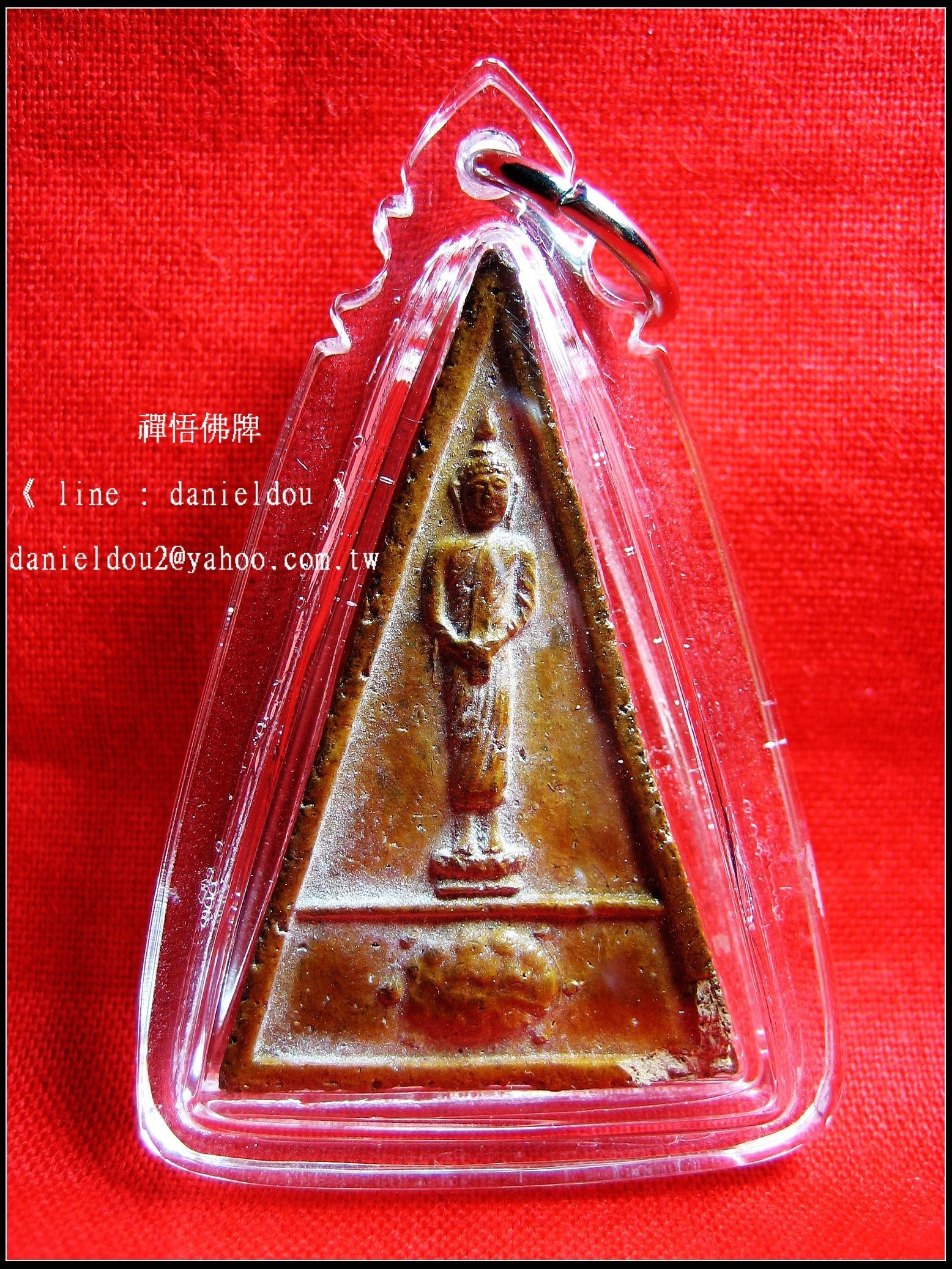 【禪悟泰國佛牌文物 / 獨家】瓦沙農佬寺龍波平那高僧雙面佛陀佛牌。檢 lp pina 快速還債牌 | Yahoo奇摩拍賣