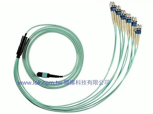 12芯 LC- MPO 10G OM3 光纖跳線 (50CM) MPO(Multi-fiber Push On) | Yahoo奇摩拍賣