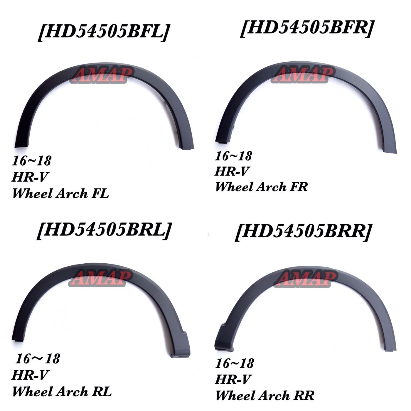 ※寶捷國際※【HD54505BRR】2016 HONDA HRV HR-V 輪弧 RR 74410T7MH01 | Yahoo奇摩拍賣