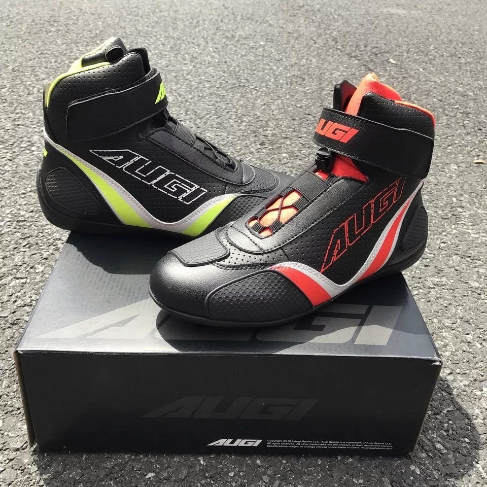 正品 AUGI AU7 RACING BOOTS 重機靴/鞋 | Yahoo奇摩拍賣