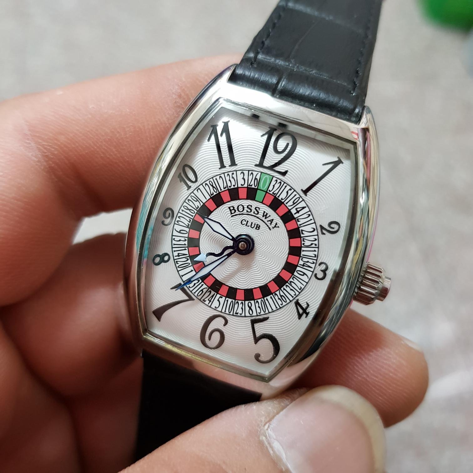 ＜特殊錶款＞＜俄羅斯輪盤＞Boss WAY 高級 機械錶 精製機心☆ 絕版好貨 老錶店展示錶釋出 早期好貨 用料扎實 亮晶晶 買到賺到 ...