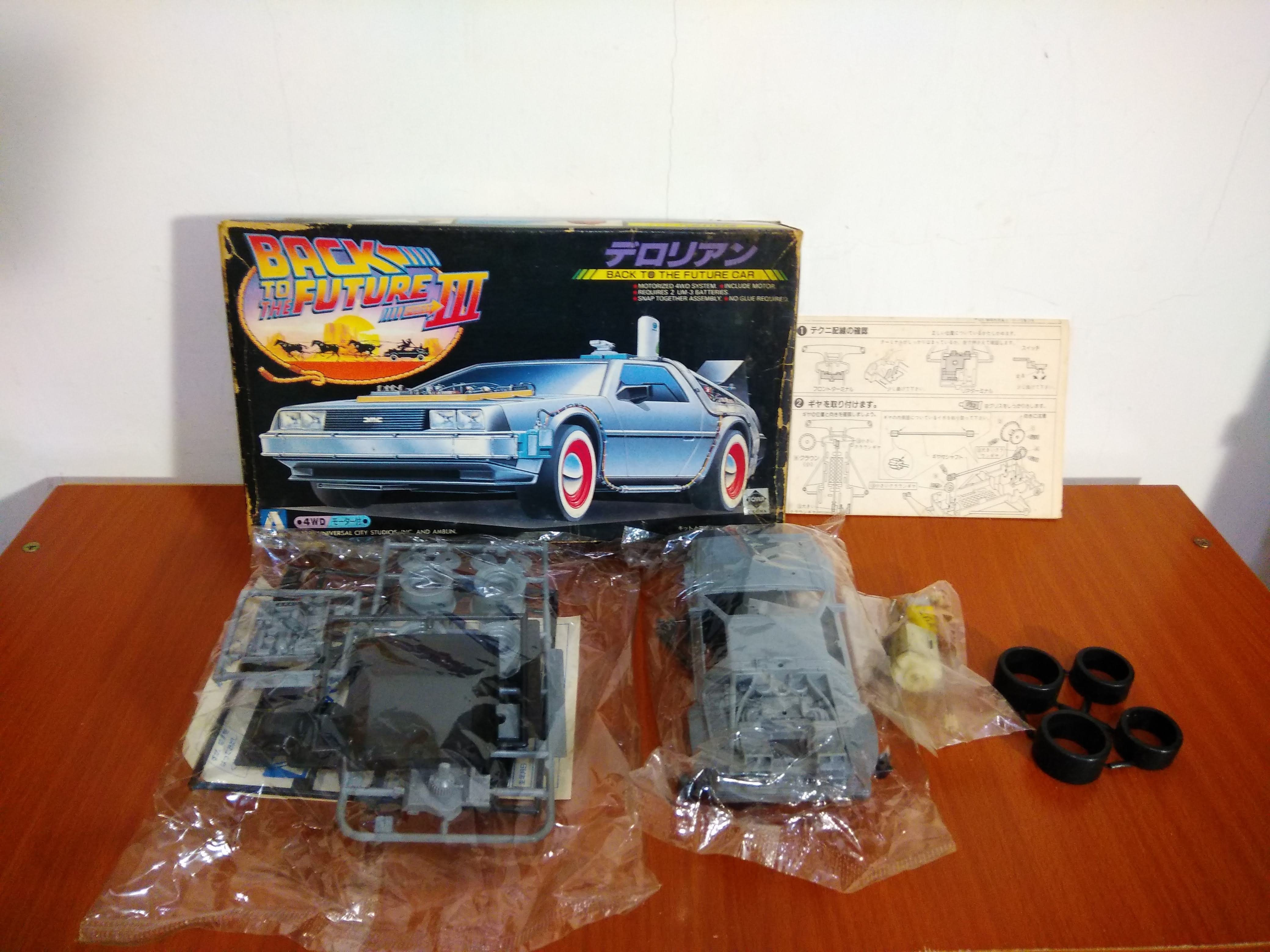 日本製1990年當時物 Aoshima 4WD Back to the future III 回到未來III 四驅車模型 | Yahoo奇摩拍賣