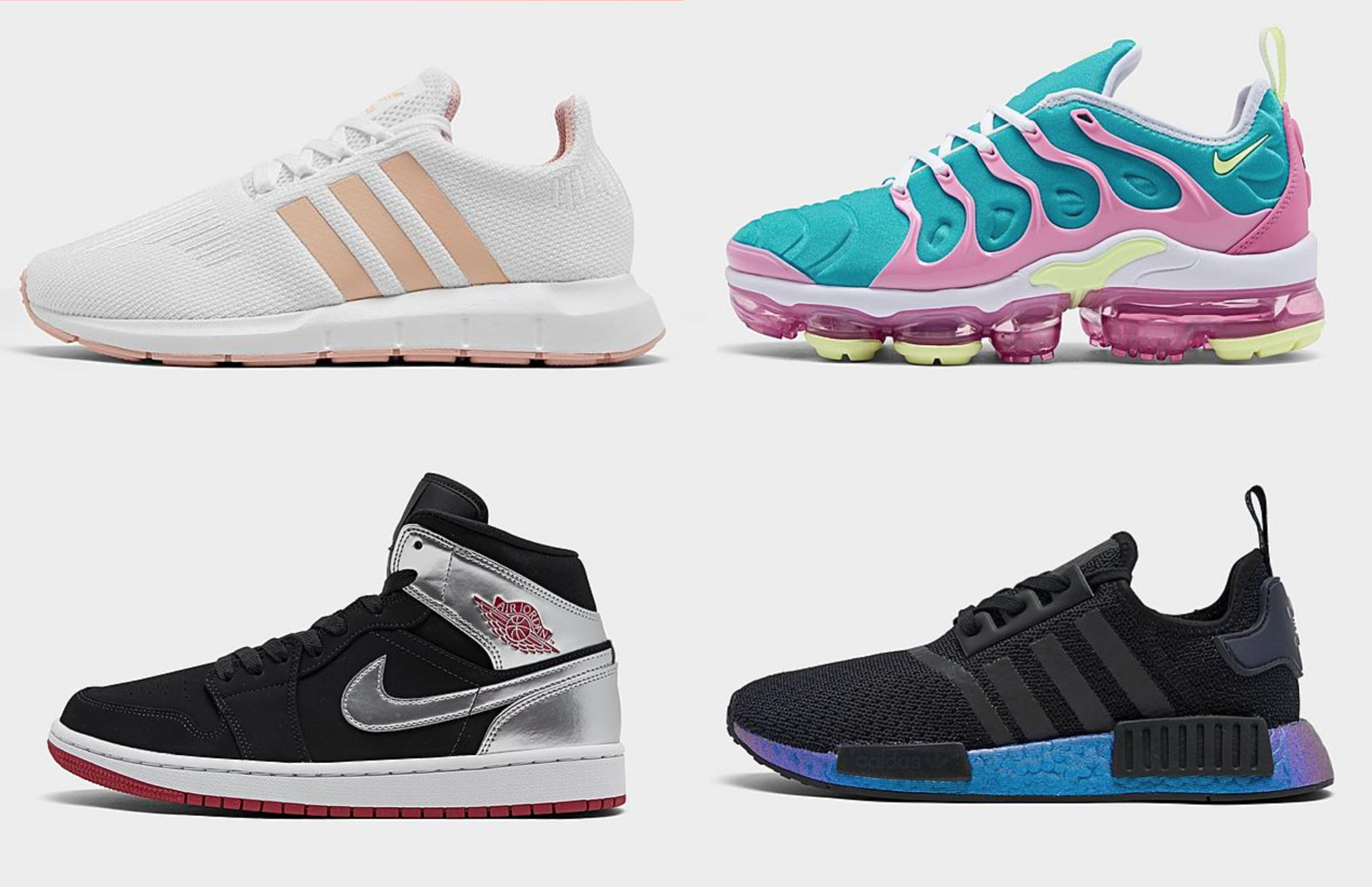 Finish Line is offering up to 50 percent off on brands like Nike ...