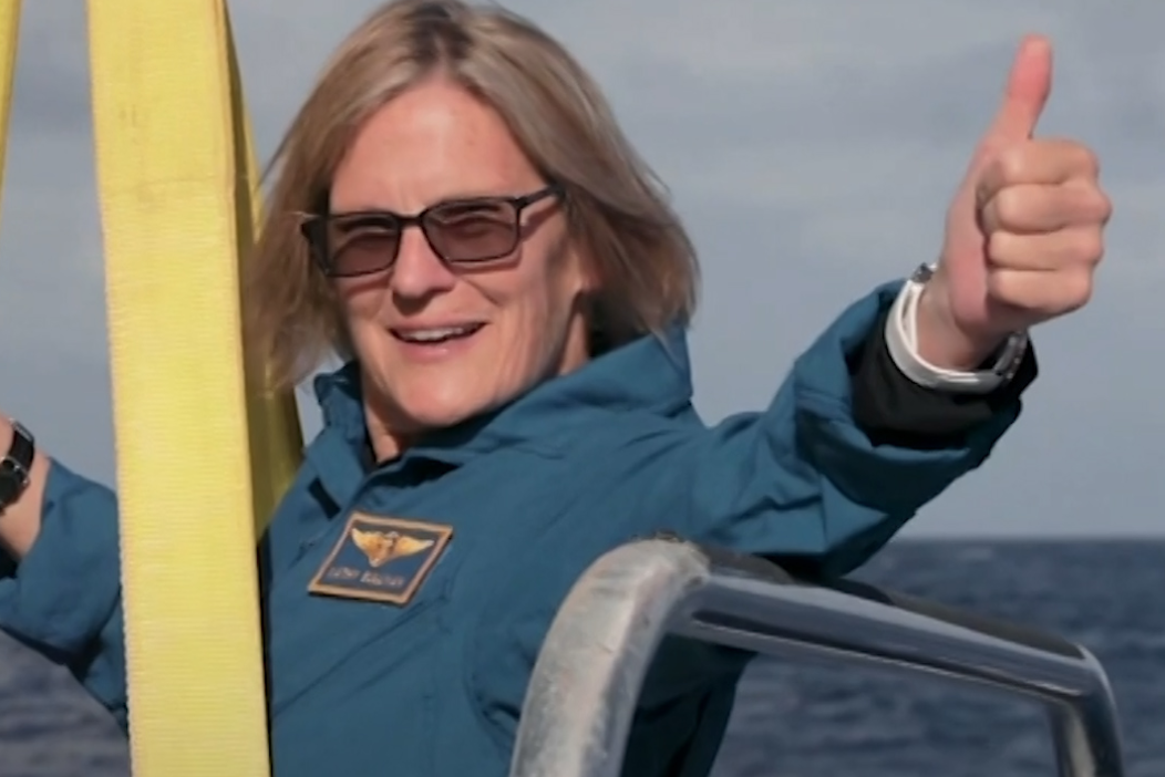 First female astronaut in the U.S. becomes first woman to visit the ...