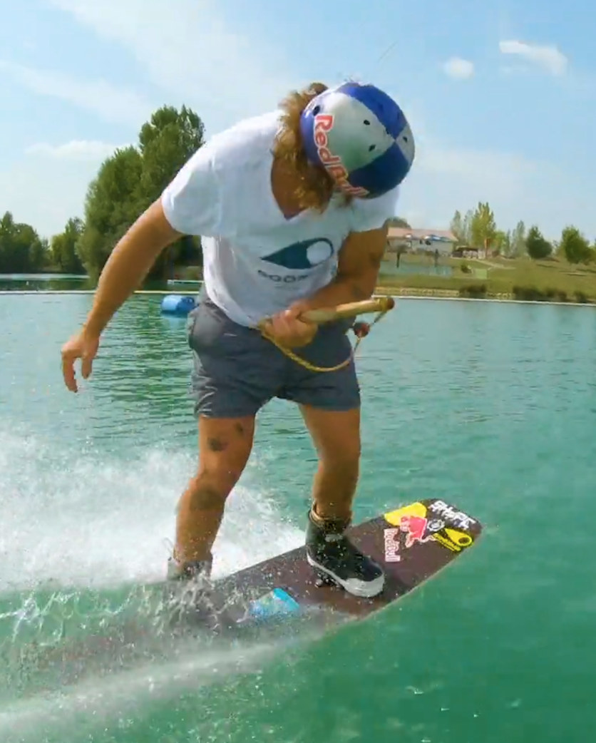 Wakeboarding prodigy smashes obstacle course in thrilling video