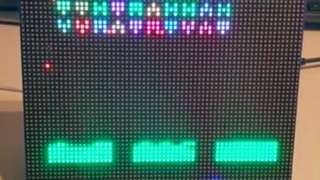 Play retro games on a LED panel [Video]