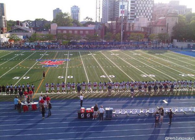 Guelph’s Alumni Stadium and Toronto’s Varsity Stadium got a taste of ...