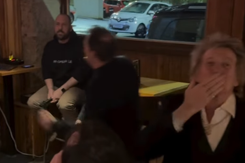 Rod Stewart and Bay City Rollers surprise Falkirk pub-goers with ...