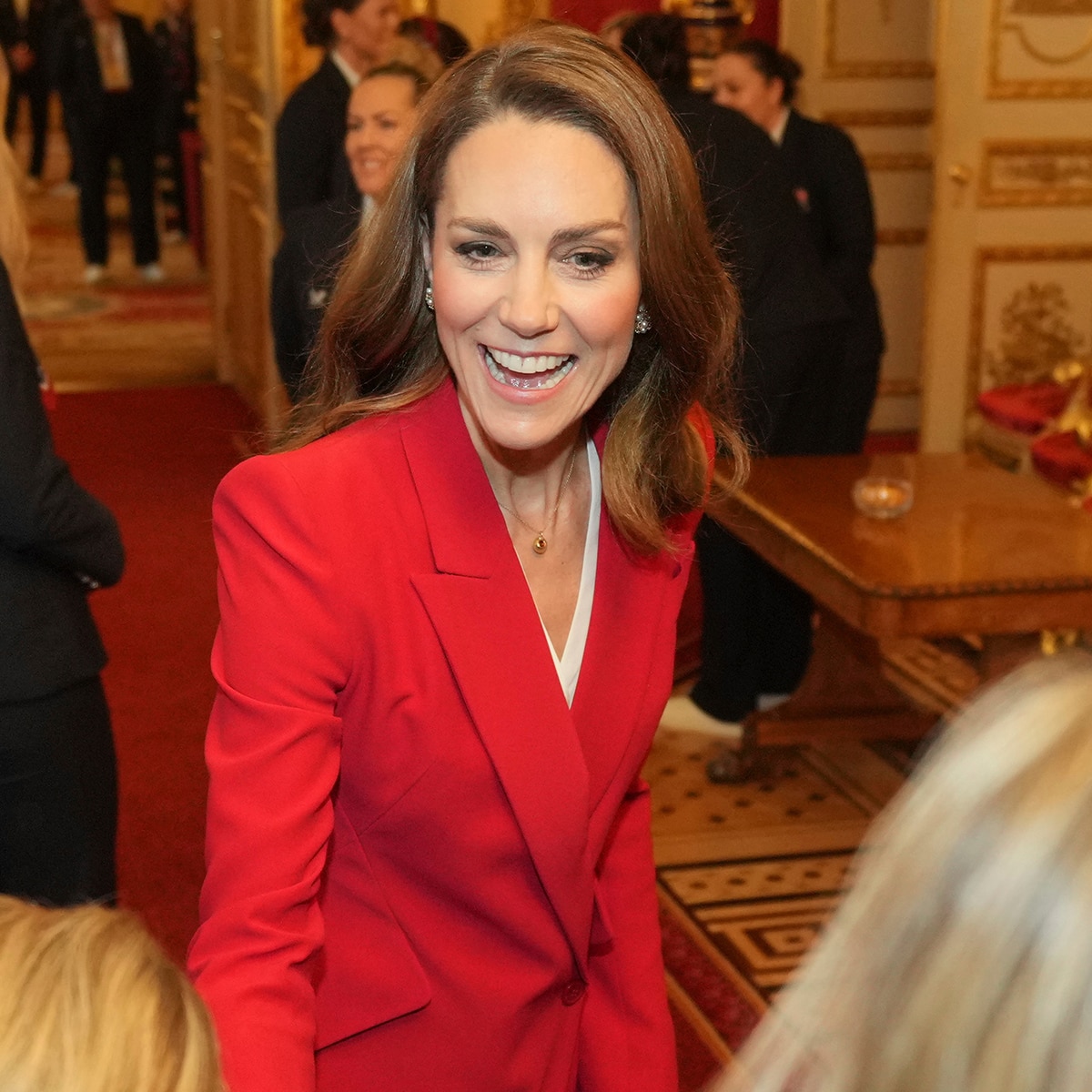 Kate Middleton Breaks Royal Tradition for Meeting With UK Rugby Team