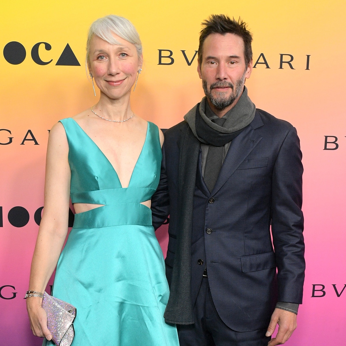 Keanu Reeves & Alexandra Grant Have Ice Skating Date Night in NYC