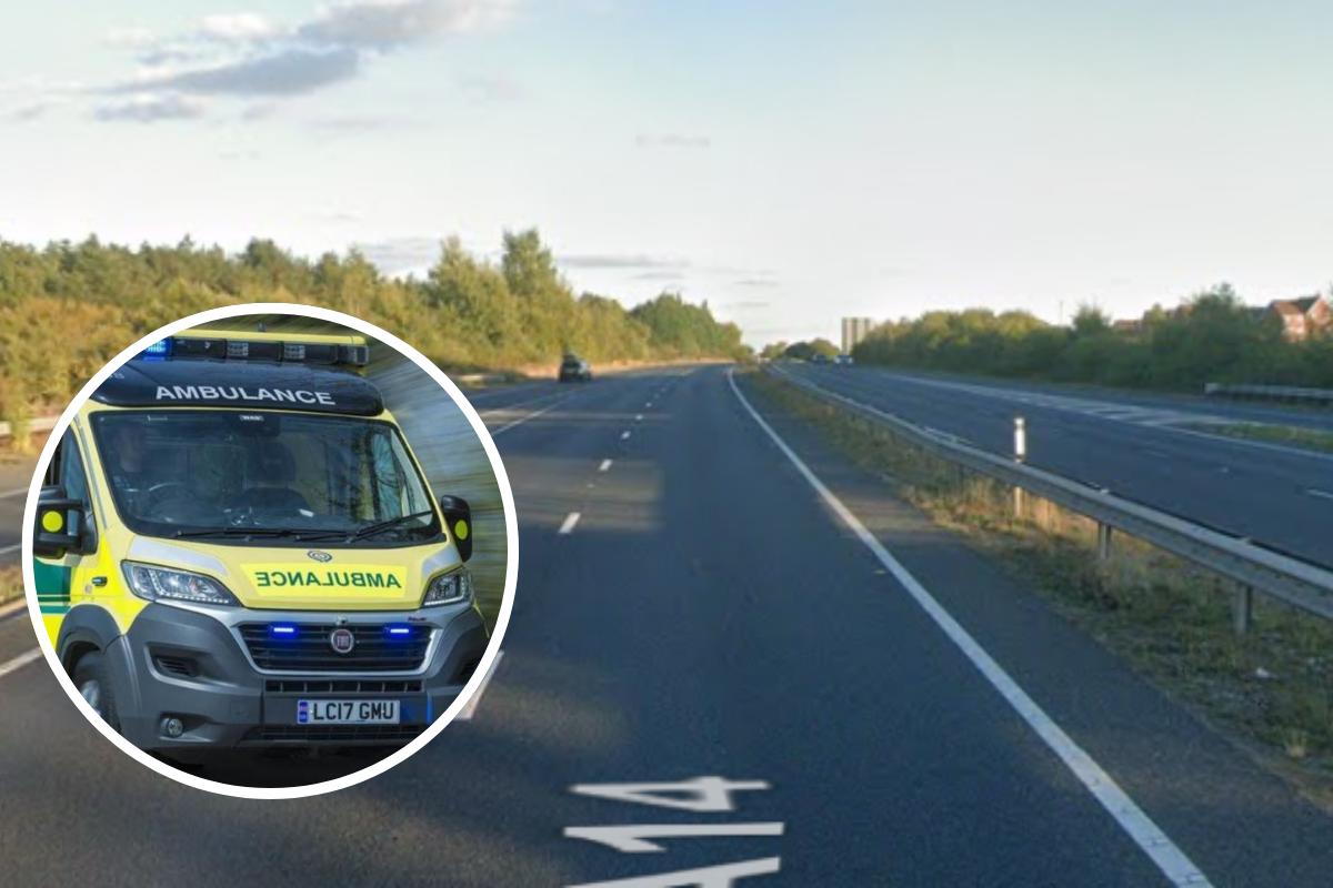 Delays on A14 following crash - Yahoo News UK