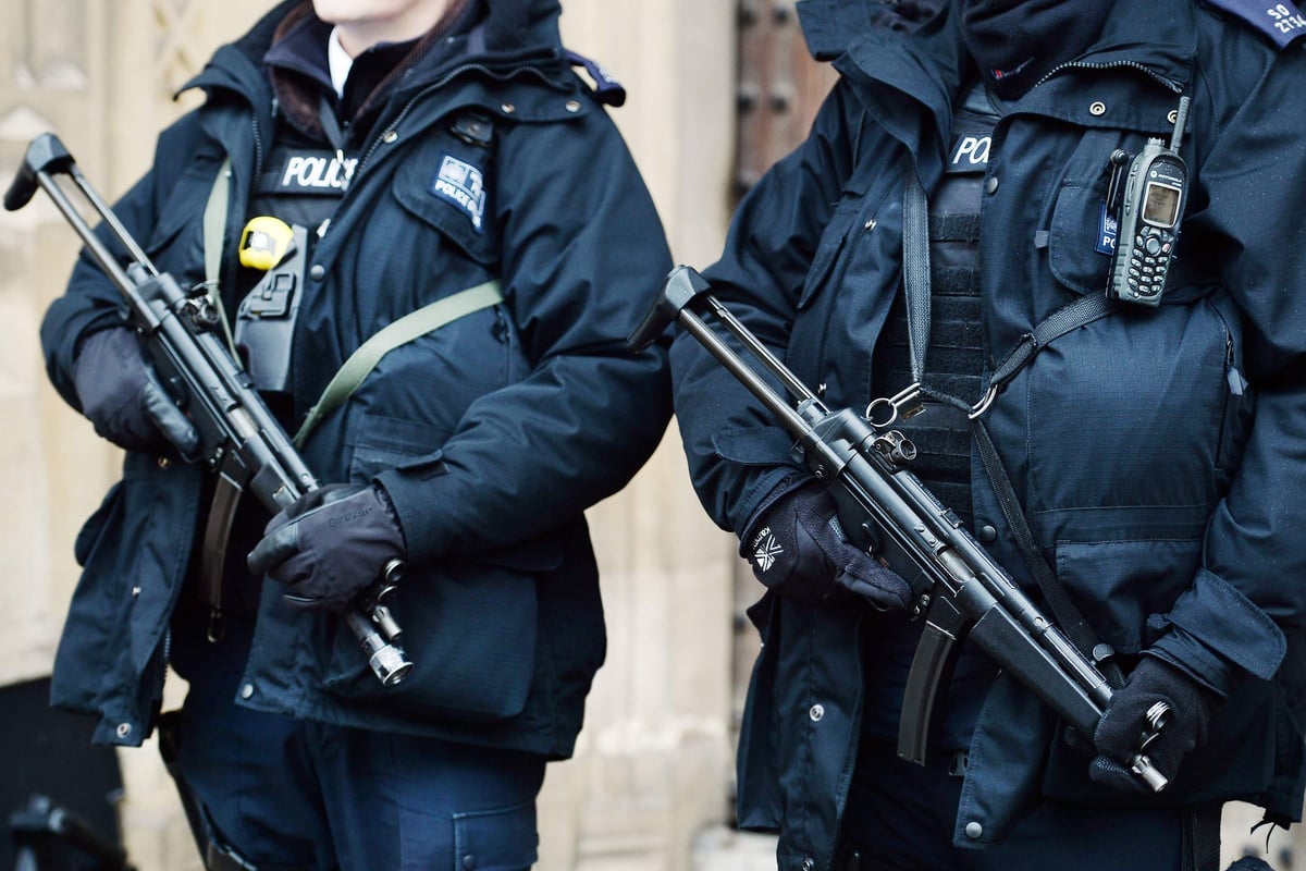 Armed police scrambled and London street evacuated amid stand-off with ...