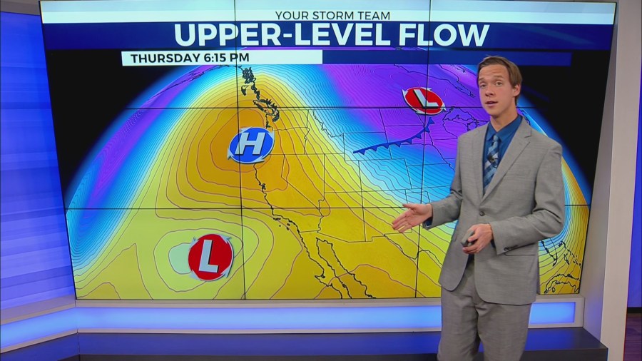 A slight bump down in temperatures