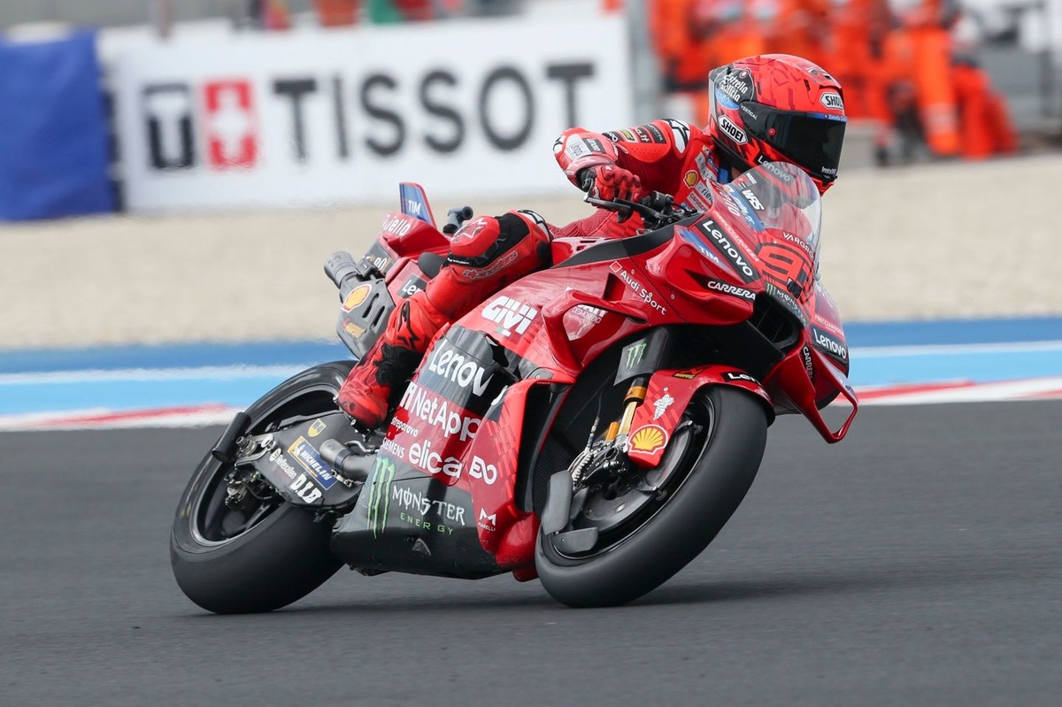 MotoGP Hungarian GP: Marc Marquez takes pole as Pedro Acosta falls ...