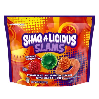 Shaq-A-Licious SLAMS, Shaquille O'Neal's New Hoops-Inspired Candy ...