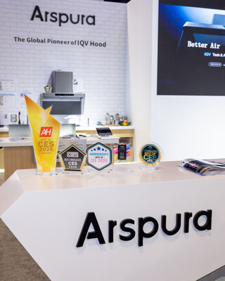 Arspura Brings Healthier Kitchen Breathing to CES 2026, Winning Five Awards