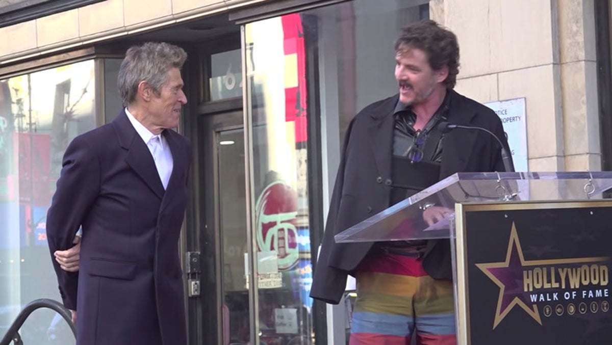 Pedro Pascal heaps praise on ‘greatest American actor’ Willem Dafoe ...